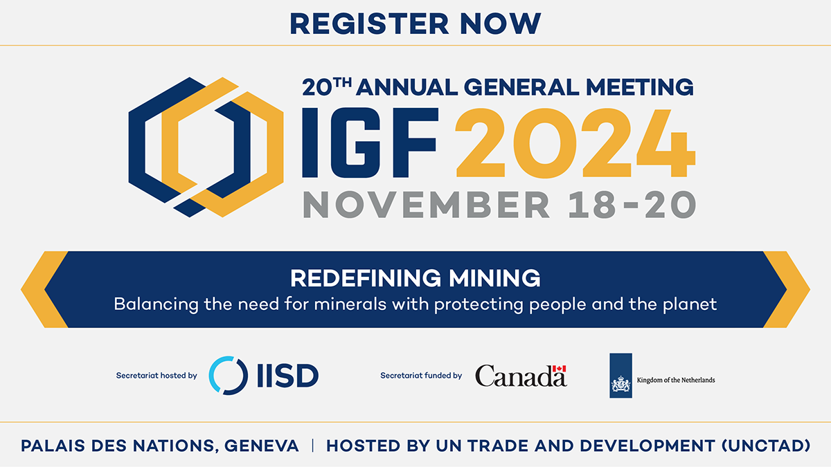 IGF 20th Annual General Meeting - Intergovernmental Forum