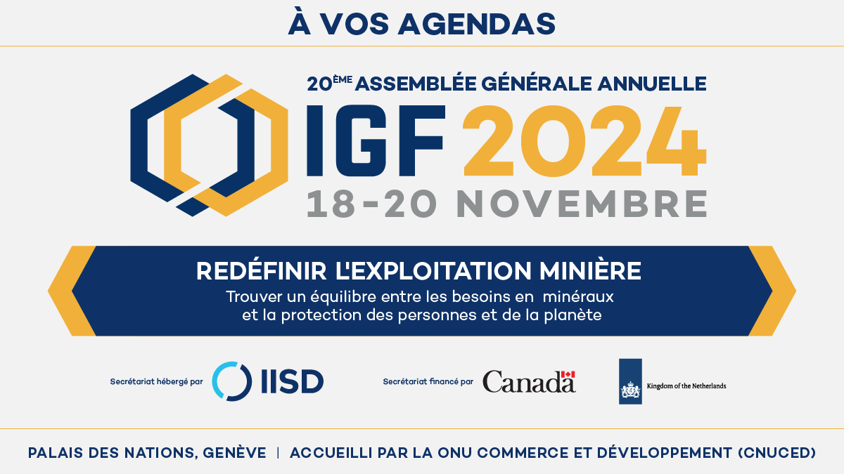 IGF 20th Annual General Meeting - Intergovernmental Forum
