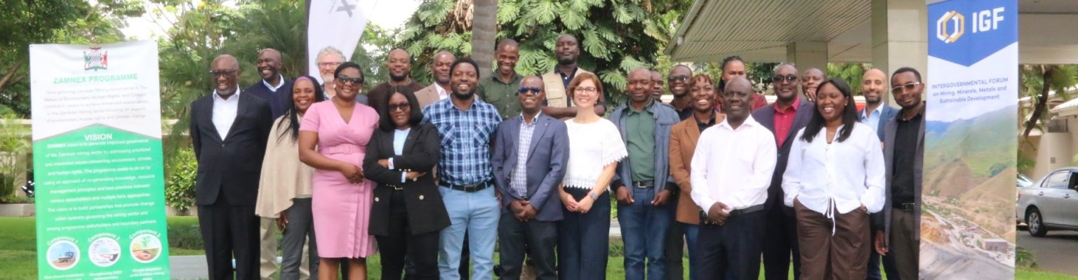 Mine Closure Plan Guidelines Workshop in Zambia - Intergovernmental ...